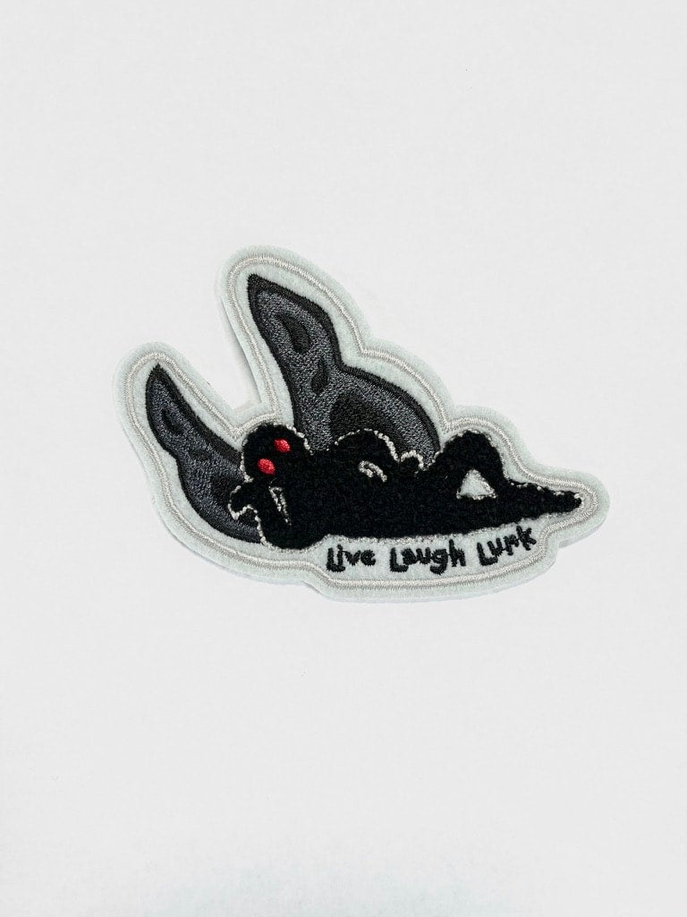 Mothman Live Laugh Lurk Patch | Folklore Music Exchange | Charleston, WV