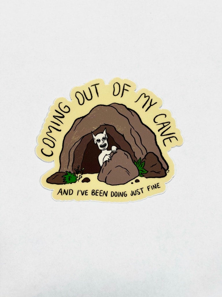 Bat Boy Cave Sticker | Folklore Music Exchange | Charleston, WV